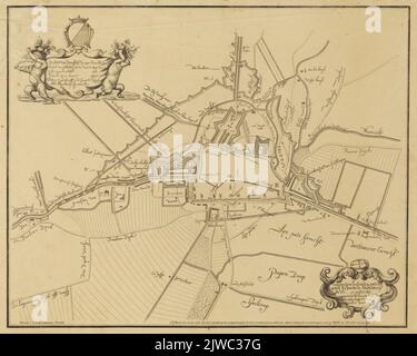 Map of the city of Utrecht with immediate surroundings; With ...