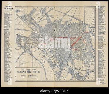 map of the municipality of Utrecht Stock Photo - Alamy
