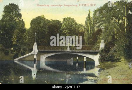 View of the Stadsbuitengracht in Utrecht with the Herenbrug, from the ...