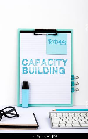Conceptual display Capacity BuildingStrengthen the abilities of ...