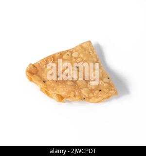 Namak para or Nimki on white background. A Traditional Indian food ...