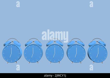 colourful multiple clock clocks background backdrop design illustration alarm clock clocks array ...