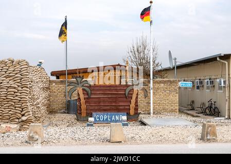 Bundeswehr in Afghanistan - Camp Marmal in Masar-e Sharif Stock Photo ...