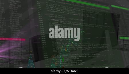 Image of high score text over cityscape on blue background Stock Photo ...