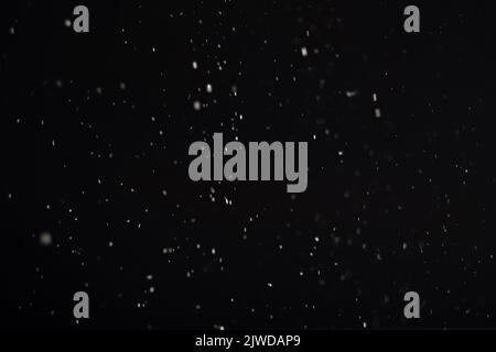 Defocused Lights and Dust Particles. Christmas Light Bokeh and Vintage ...