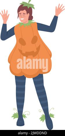 White pumpkin semi flat color vector object Stock Vector Image & Art ...