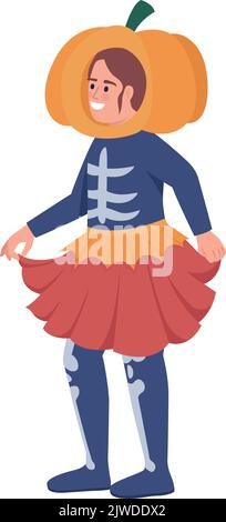 White pumpkin semi flat color vector object Stock Vector Image & Art ...