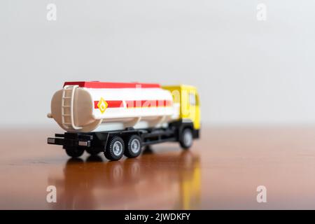 toy heavy truck over white background Stock Photo - Alamy