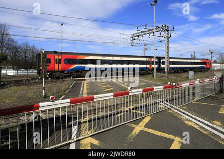 EMR 158 777 Ely station, Ely city, Cambridgeshire, England Stock Photo ...