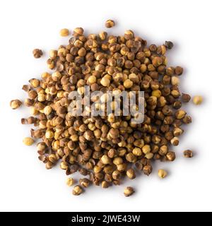 pile of roasted or fried bengal gram, also known as chenna dal or pori ...