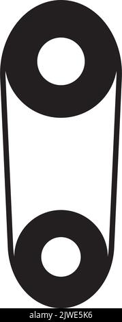 pulley icon logo vector design, this vector image can be used to create ...