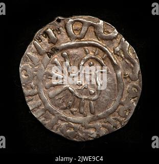 Denar. Bolesław I Chrobry (król Polski ; 992-1025), ruler Stock Photo ...
