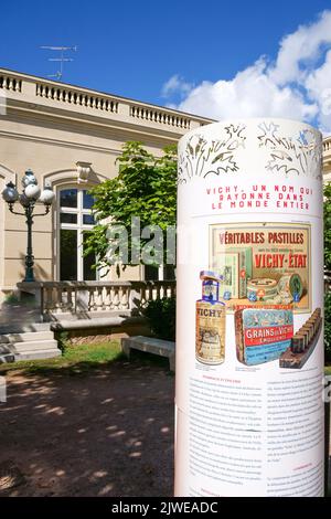 Hall of springs, Vichy, Allier, AURA Region, Central France Stock Photo ...