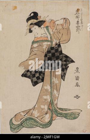 Onnagata actor Iwai Hanshiro V. Utagawa, Kunisada I (1786-1864 ...