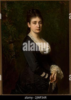 Portrait of Mina Fajans (1841-1933).. 1877. Horowitz Mina Fajans Stock ...