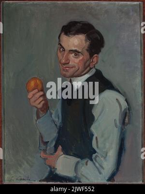 Male portrait. Lentz, Stanisław (1861-1920), painter Stock Photo - Alamy