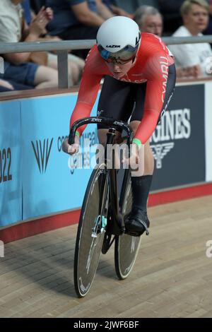 Emma FINUCANE of Wales in the Women's Sprint cycling at the 2022 ...
