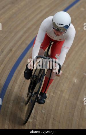 Blaine RIDGE-DAVIS of England in the Women's Sprint cycling at the 2022 ...