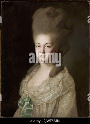 Portrait of Ludwika Borch née Zyberk, wife of Jan, great crown ...