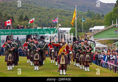 Braemar, Aberdeenshire Scotland, UK. 3rd September 2022. Braemar Royal ...
