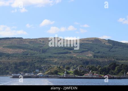 Ferry trip to Dunoon, Scotland Stock Photo - Alamy