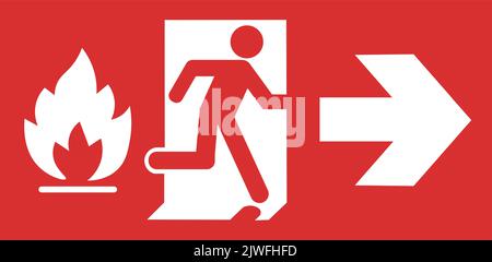 Isolated exit icon with right arrow. Vector Illustration Stock Vector ...