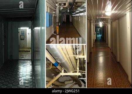 One of the control rooms of the nuclear power plant, where in 1986 the ...