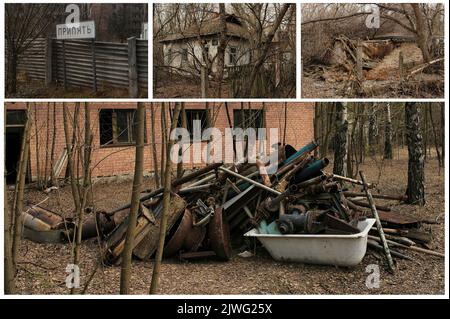 The spooky City of Pripyat (Ukrain) famous for the Chernobyl disaster ...