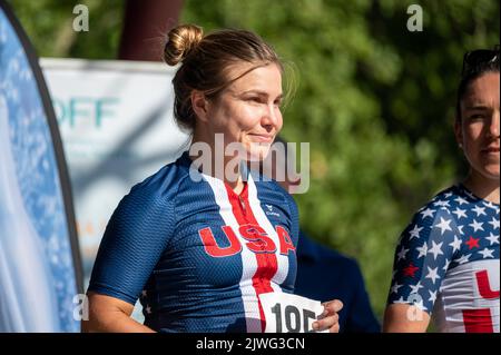 Ruoms, France, September 5, 2022, WARD Maddy during the TCFIA 2022 ...