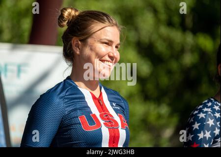 Ruoms, France, September 5, 2022, WARD Maddy during the TCFIA 2022 ...