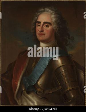 Portrait of August II Strong; Silvestre, Louis de (1675-1760; m after ...