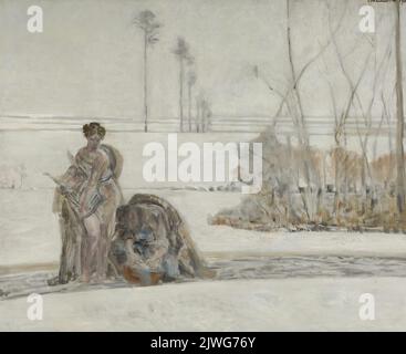 Winter Landscape Malczewski, Jacek (1854 1929 Stock Photo - Alamy