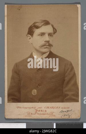 Paul Bourget. Portrait photograph of the French poet, novelist, and ...