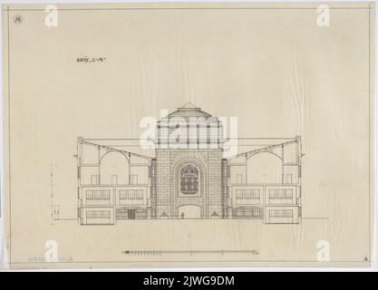 Warsaw. National Museum. Building plan (drawing no. 6). Western ...