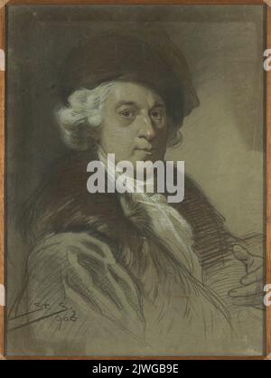 Marcello Bacciarelli - Self-portrait of Bacciarelli in a redingote ...