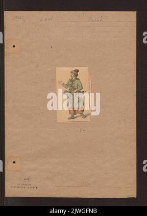 Tatar in attire from the 16th century. Lesser, Aleksander (1814-1884 ...