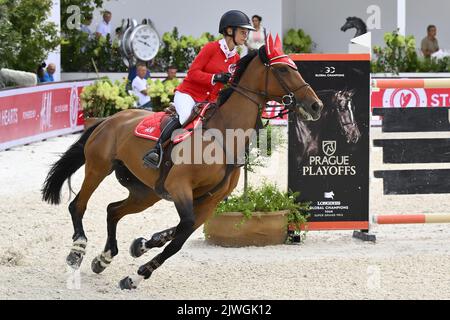 Malin Baryard-Johnsson (Stockholm Hearts), during the GCL on 3th ...
