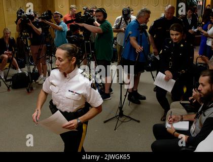 Regina, Canada, Sept. 5, 2022. Assistant Commissioner Rhonda Blackmore ...