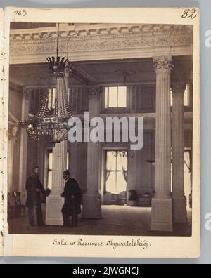 Warsaw. `Civic Aid Association` (View from the balcony of the Malcz ...