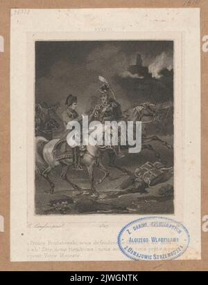 Napoleon and Prince Józef Poniatowski after the Battle of Leipzig ...
