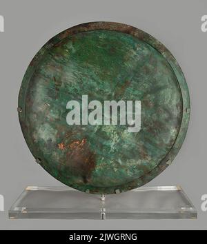 The bronze shield boss is a circular metal reinforcement for shields in ...