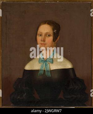 Portrait of a young woman. unknown, painter Stock Photo - Alamy
