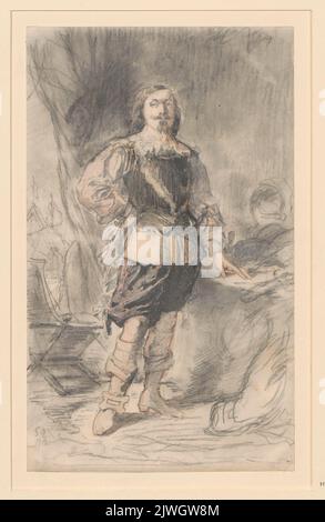 Portrait of Hans Ulrich von Schaffgotsch in a military tent, created by ...