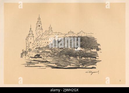 The Wawel Castle seen from the Zwierzyniec District. Cotty, Jan ...
