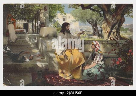 Henryk Siemiradzki (1843-1902), Christ in the House of Martha and Mary ...