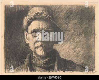 Wyczólkowski Leon - Self Portrait 2 - Polish School Stock Photo - Alamy