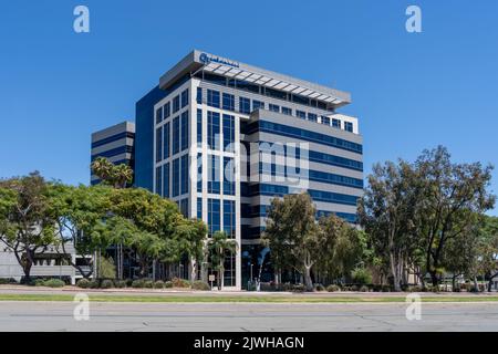 Qualcomm’s office building at its headquarters in San Diego, California ...
