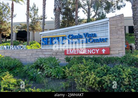 The sign for Sharp Chula Vista Medical Center, California, USA Stock ...