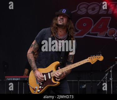 Madison, Wisconsin, September 4, 2022, Josh Steely of Daughtry during ...