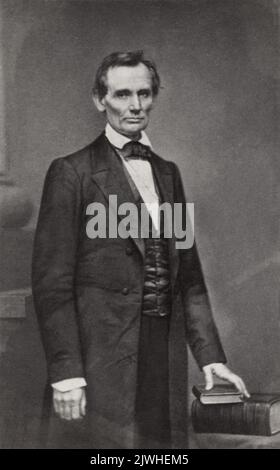 Abraham Lincoln- Cooper Union Portrait by Brady. Carte-de-visite of O ...